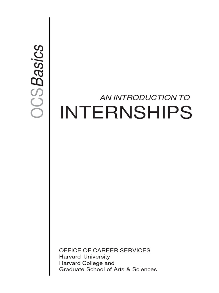 Internships | Download Free PDF | Internship | Job Hunting