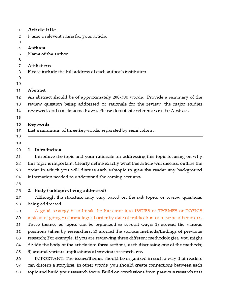 Review Paper Format | PDF | Methodology | Cognition