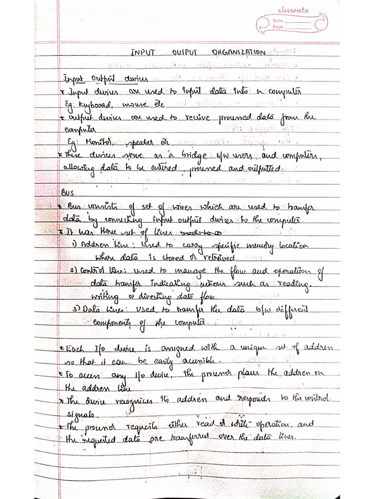 input output organization part 1 | PDF input output organization part 1 | PDF