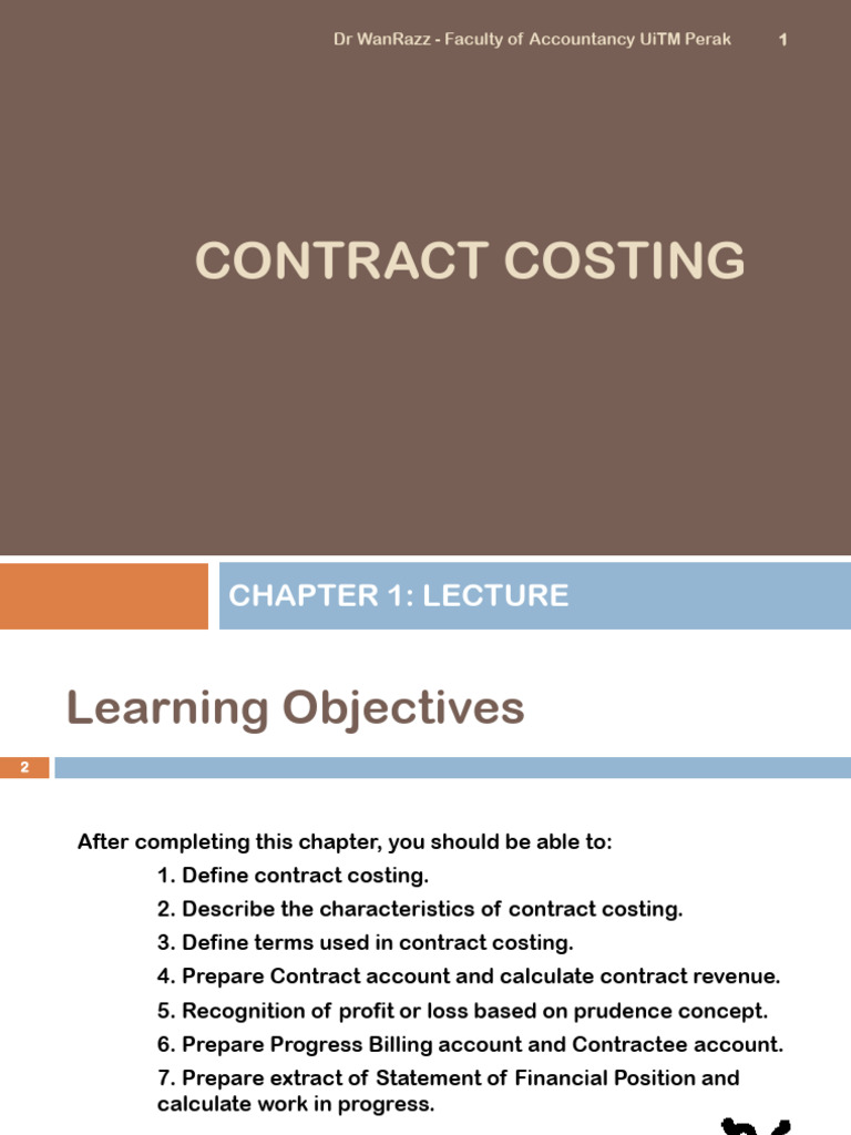 Understanding Contract Costing Basics | PDF | Expense | Book Value