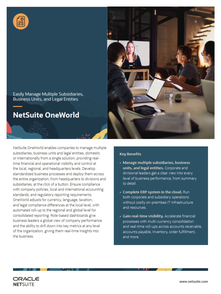 Ds Netsuite Oneworld | PDF | Oracle Corporation | Accounting