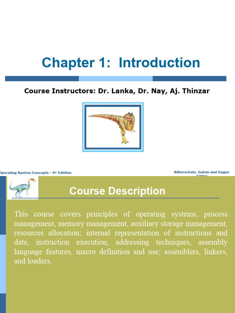 Operating System Course Guide | PDF | Operating System | Computer Data Storage