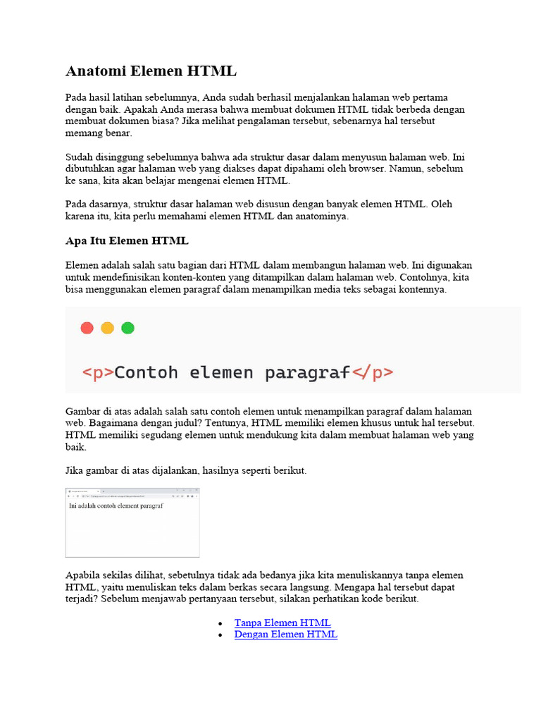 ANATOMI HTML 14 | PDF