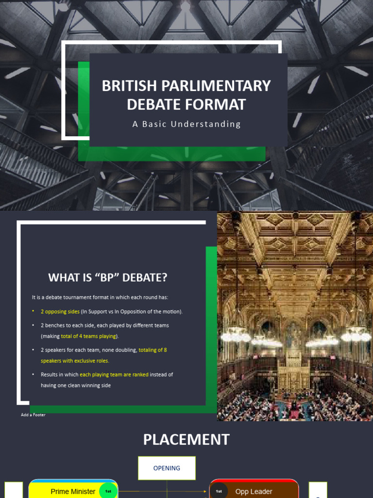 British Parlimentary Debate Format | PDF