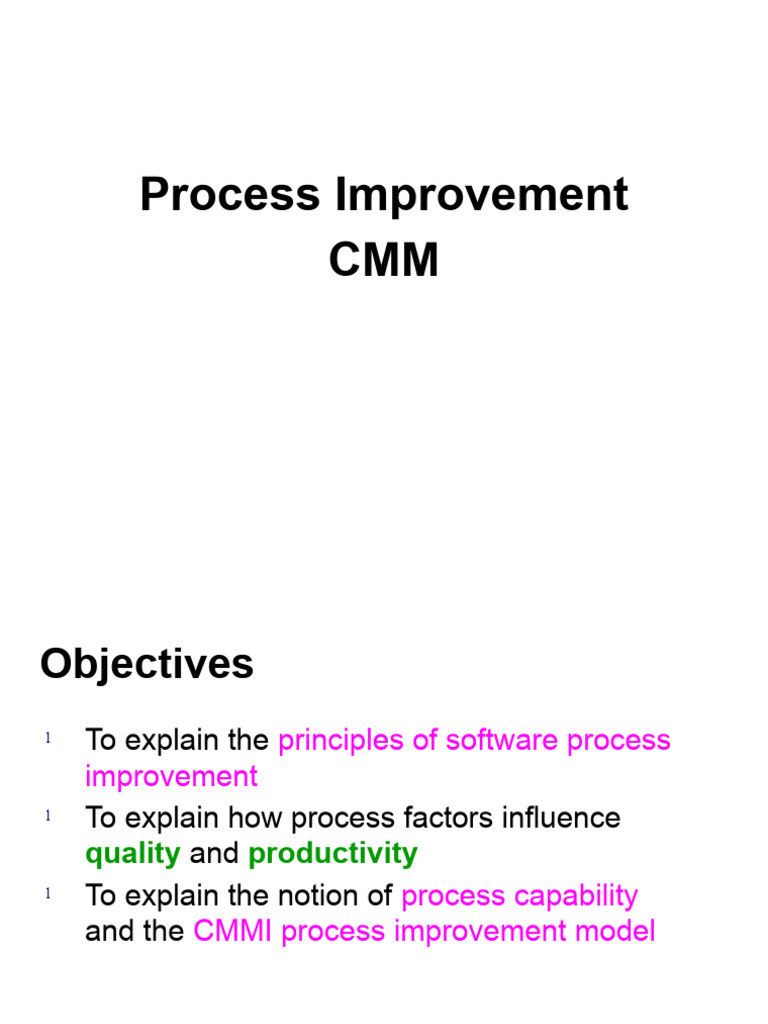 44-Process improvement Models_ CMM & CMMI.-17-04-2024 | PDF | Business ...
