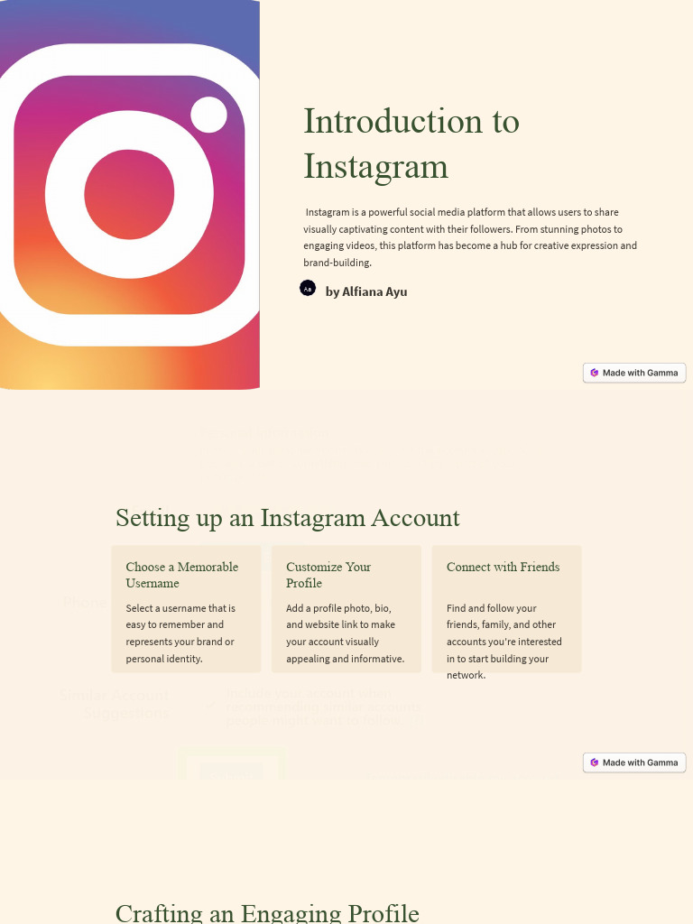 Introduction To Instagram | PDF | Brand | Web 2.0