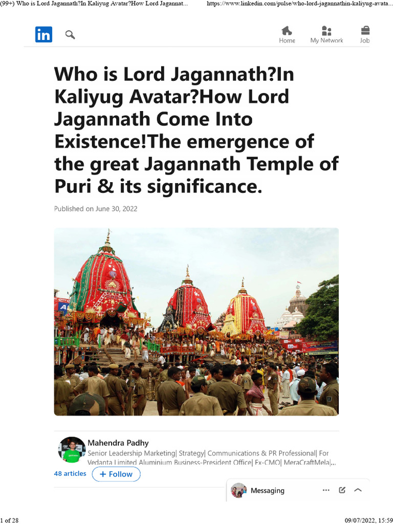Lord Jagannath & Jagannath Sanskruti-Origin & Key Facts | PDF ... Lord Jagannath & Jagannath Sanskruti-Origin & Key Facts | PDF ...