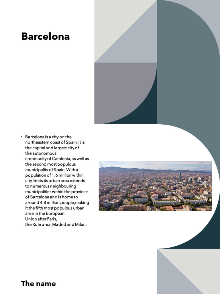 Prezentare 5 | PDF | Barcelona