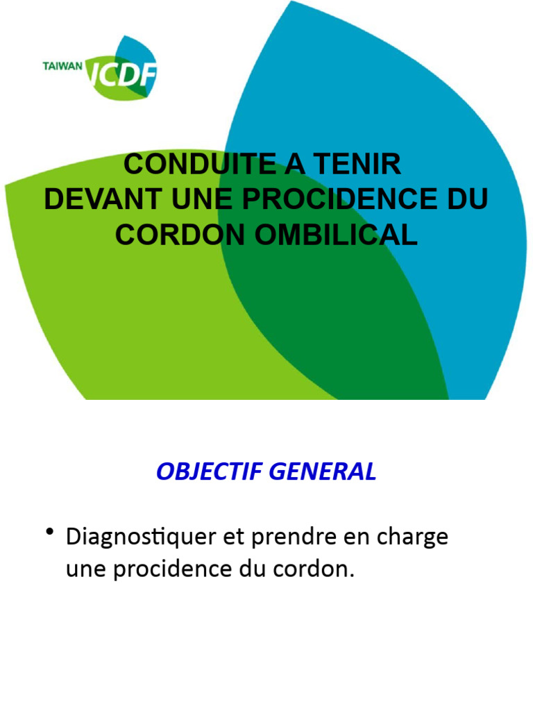 Conduite À Tenir Devant Une Procidence Du Cordon Ombilical ...