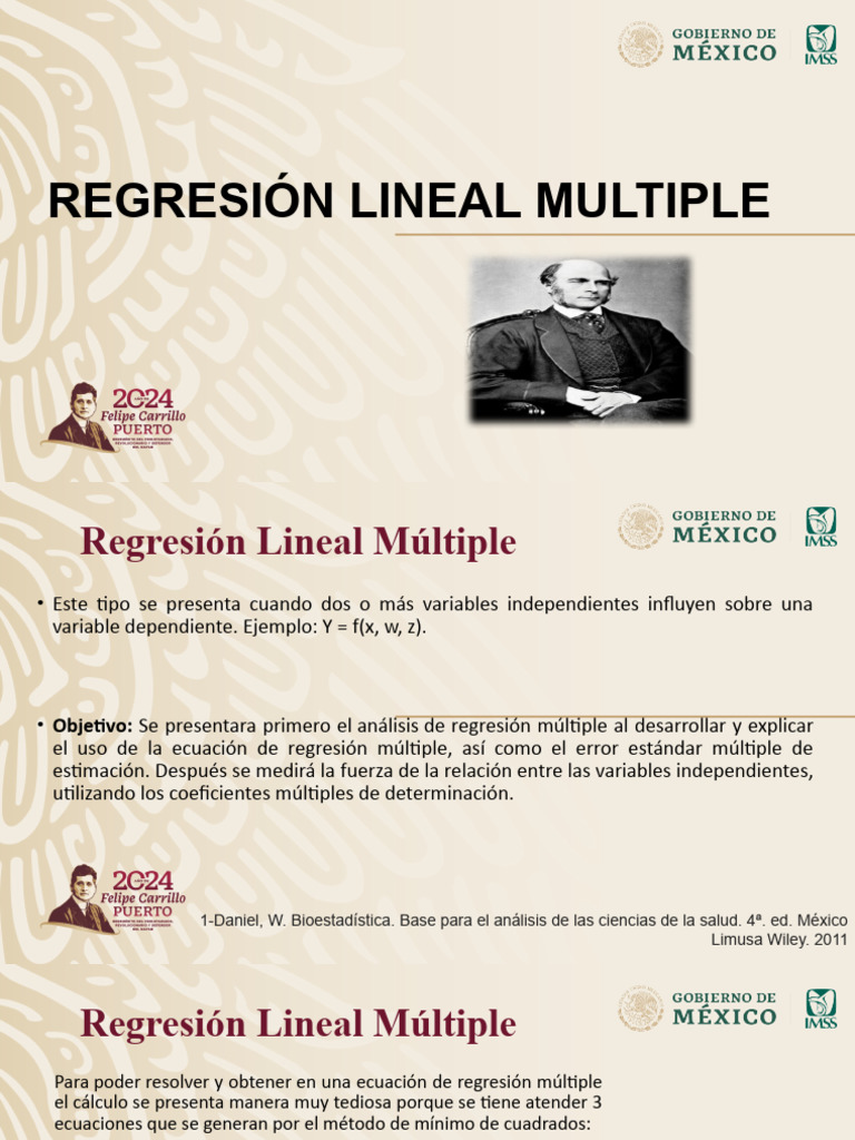 Regresión Lineal Multiple | Descargar gratis PDF | Análisis de regresión | Regresión lineal