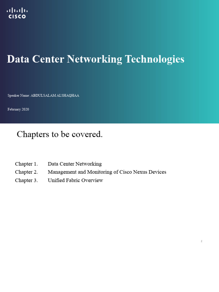 Data Center Networking Technologies | PDF | Network Switch | Computer ...