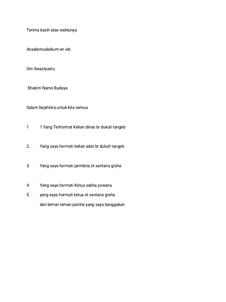 Laporan Ketua Panitia Hut STT 2024 | PDF