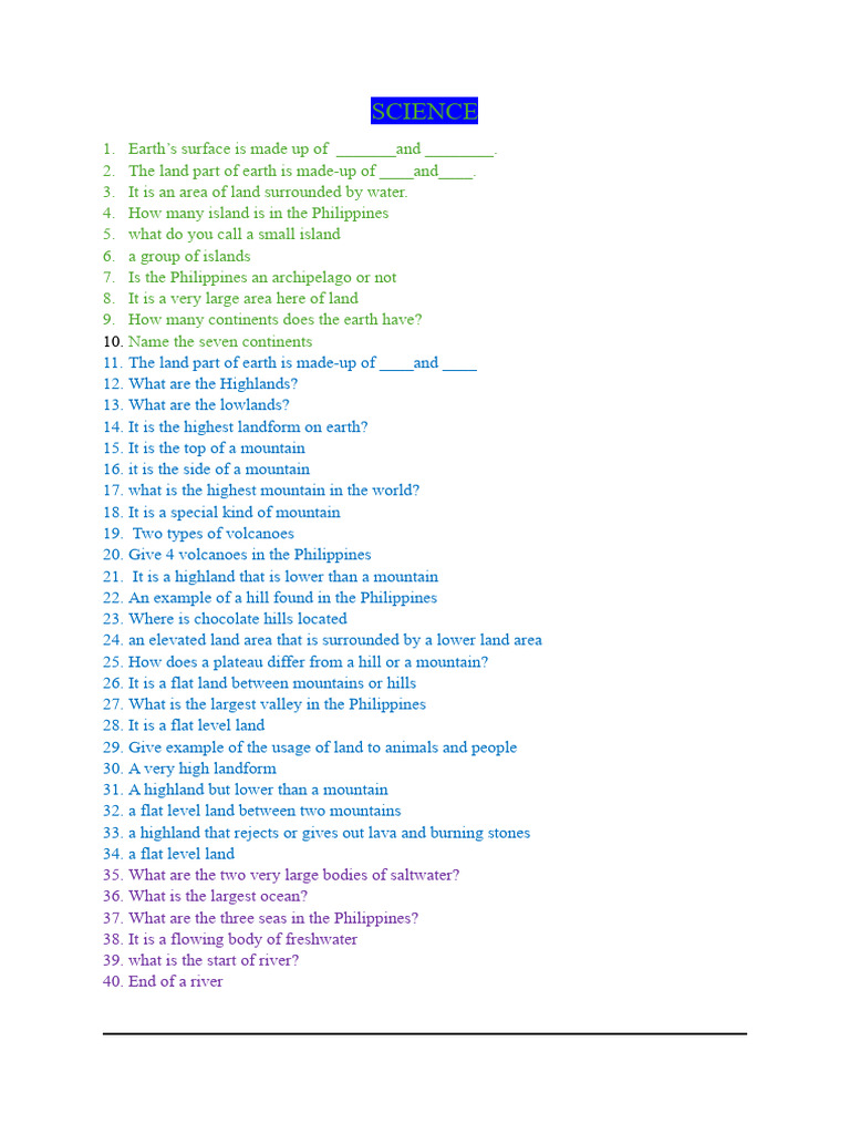 Fourth Grading Exams of Stephen | PDF | Mountains | Water