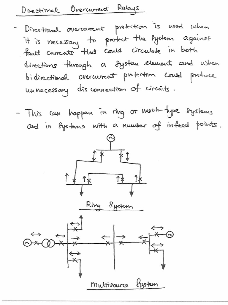 Lecture Notes 7 - Directional Protection | PDF