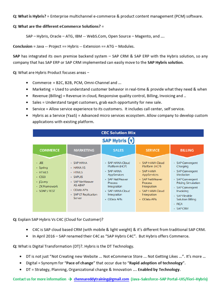1 Hybris Intro | PDF | E Commerce | Sales
