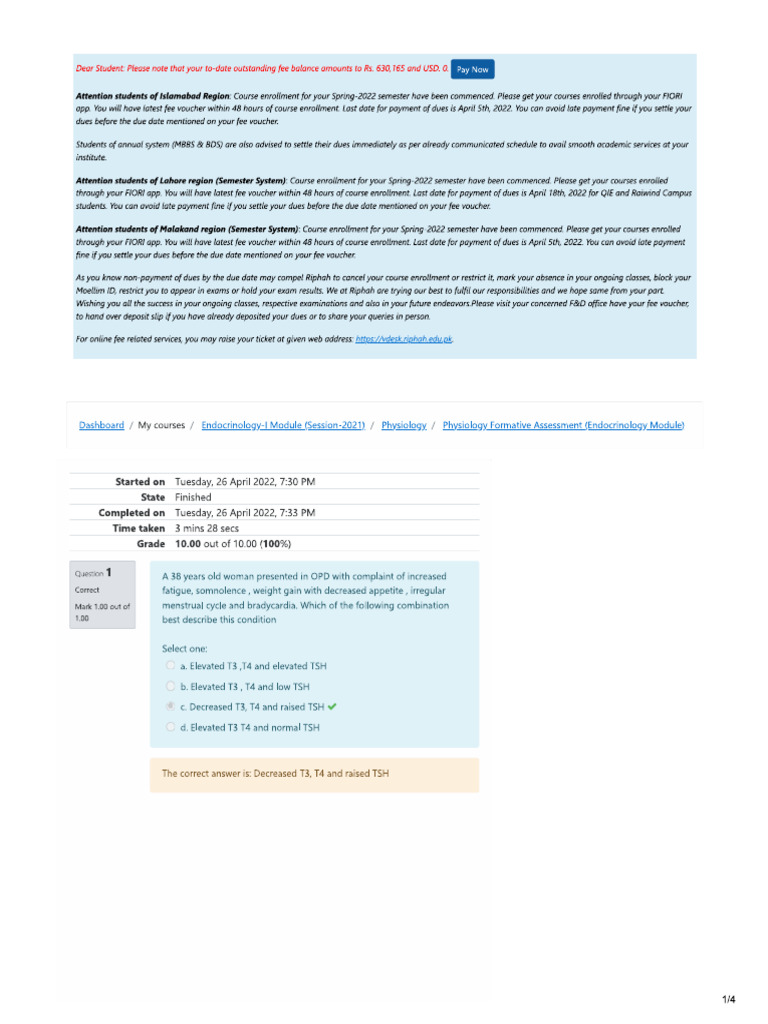 Physio endocrine | PDF