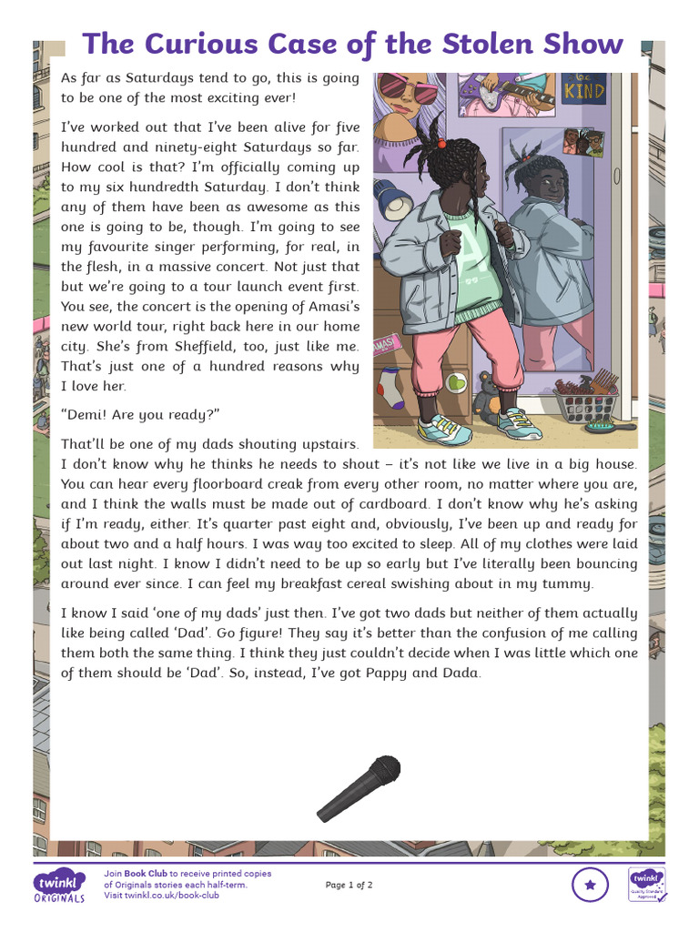 Answer Key for Stolen Show Extract | PDF