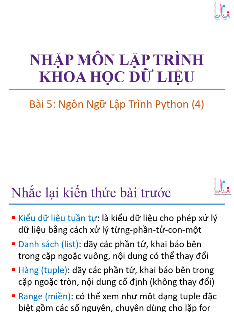 Nhap Mon KHDL - 05 | PDF