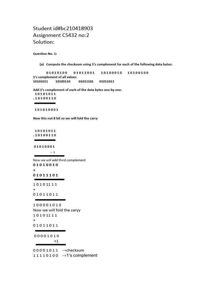 CS432 Assignment 2 Solution | PDF