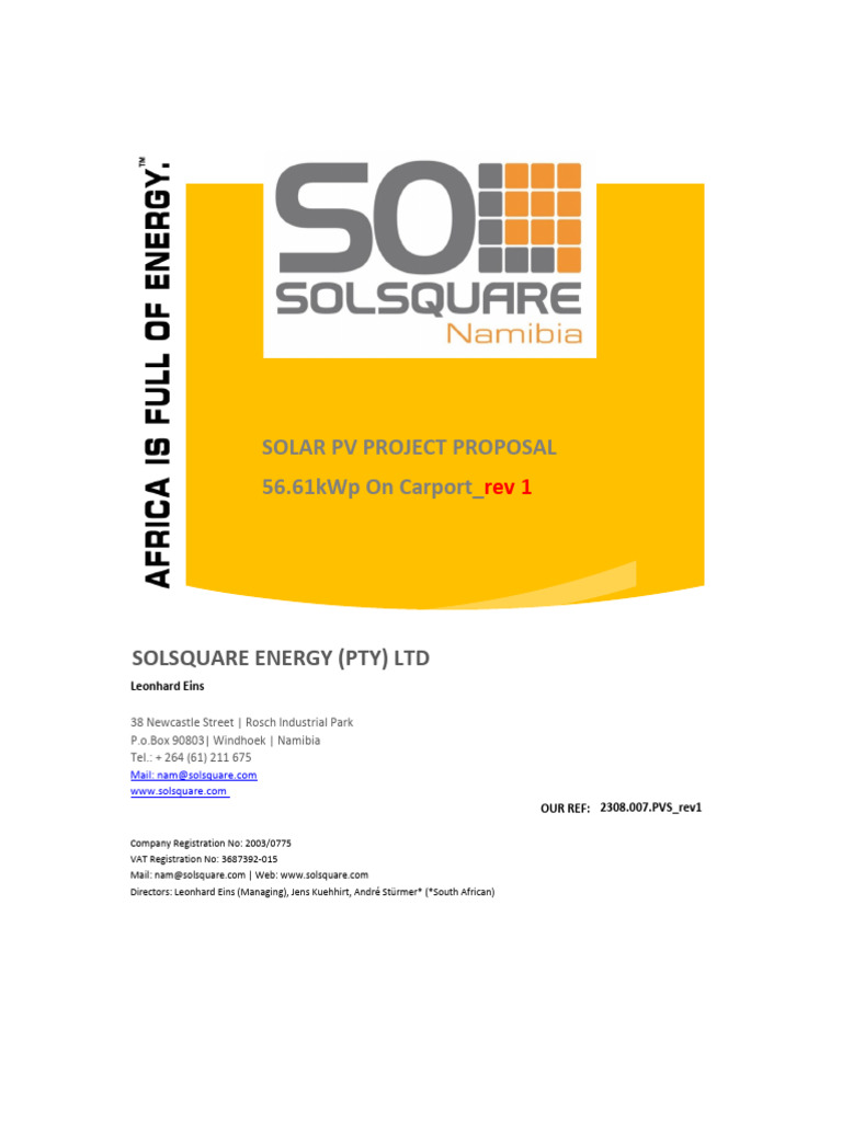 SOL SQUARE 2308.007.PVS - Penduka Village Solar - Solsquare Offer ...