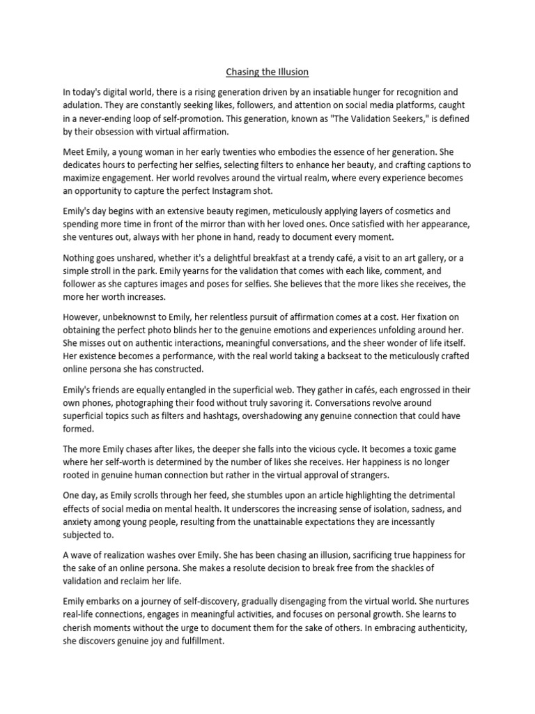 Chasing the Illusion | PDF | Social Media | Popular Culture & Media Studies
