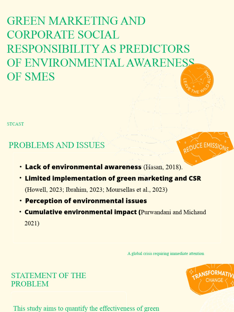 Green and Beige Climate Change Modern Presentation | PDF | Corporate ...