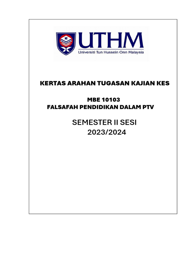 CASE STUDY MBE 10103 SEM II Sesi 20232024 | PDF