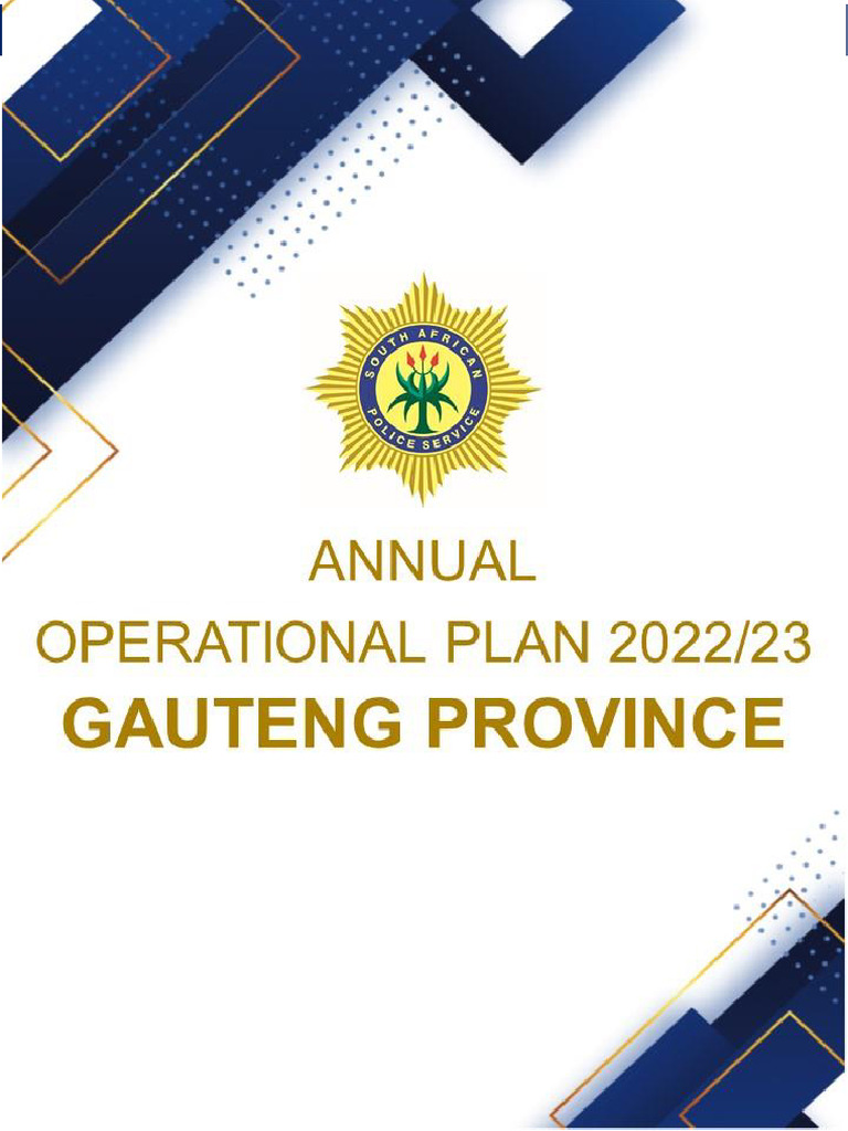 GP Annual Operational Plan 2022 2023 | PDF | Police | Crimes