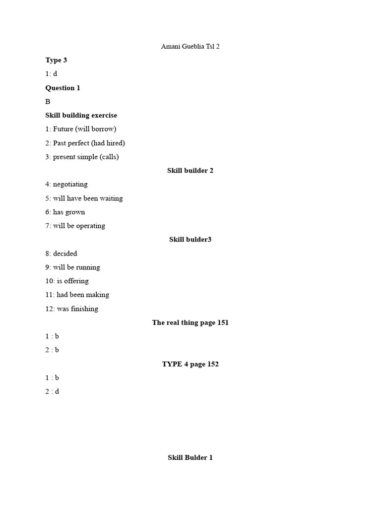 Amani Gueblia Tsl 2 | PDF