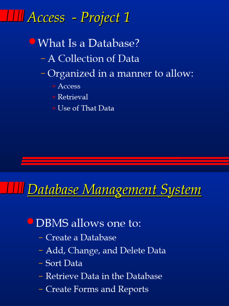 Database Management Basics in Access | PDF | Databases | Icon (Computing)