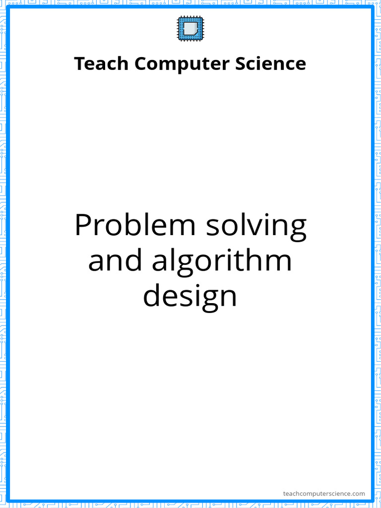 Flashcards - 28 Problem Solving and Algorithm Design | PDF | Algorithms | Thought