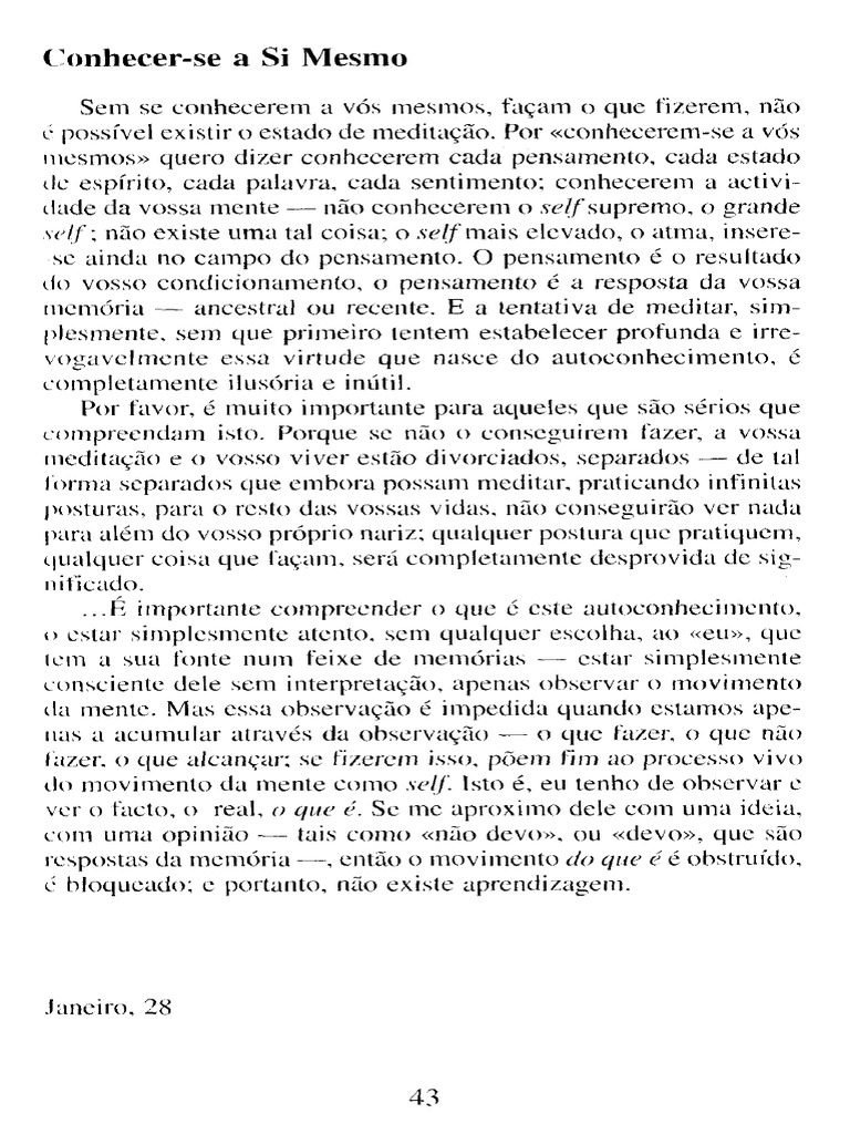 A Vida O Livro Da Vida The Book of Life J Krishnamurti 1.PDF Part 38 ...
