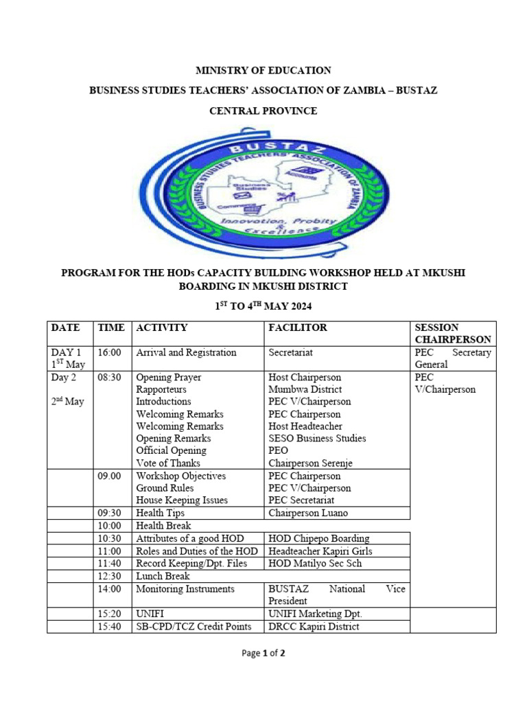 Workshop Program Final | PDF