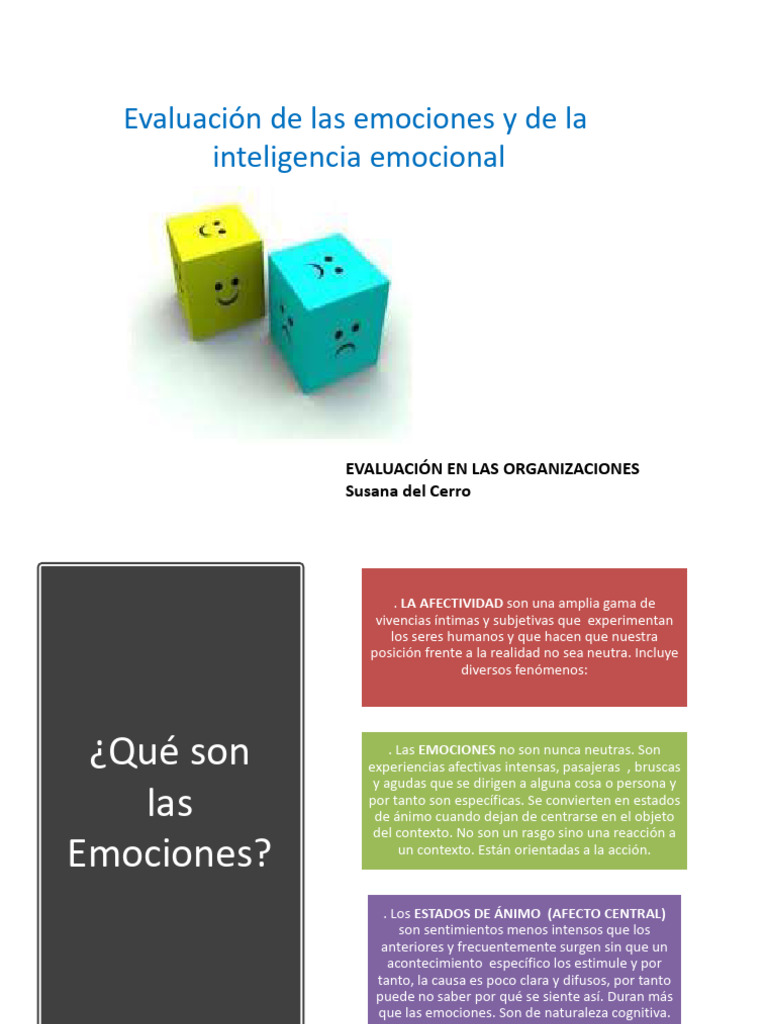 Ev De Las Emociones Y La Inteligencia Emocional Pdf Las Emociones