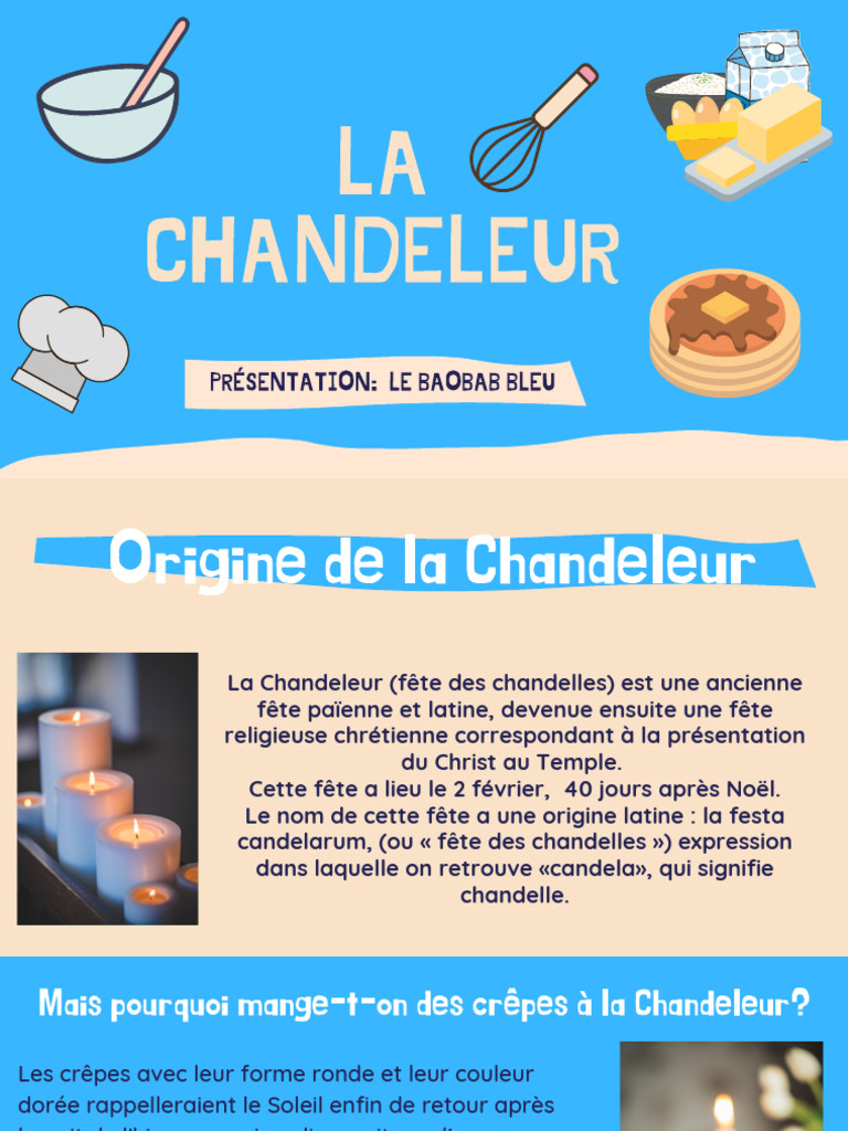 Recettes de crêpes pour la Chandeleur | PDF