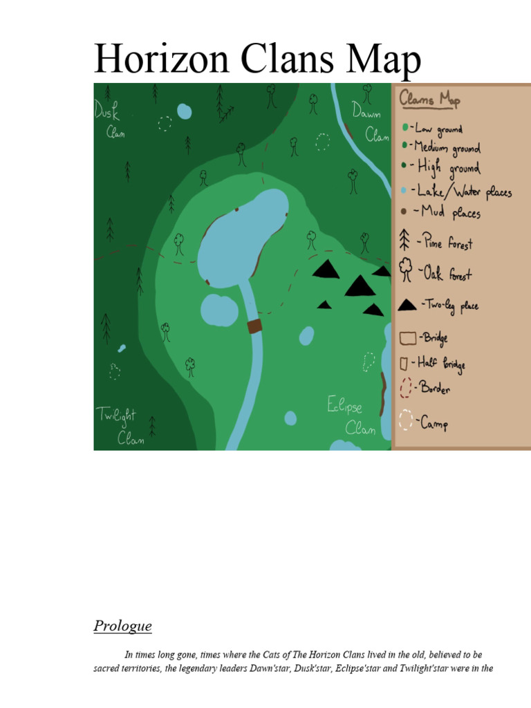 Horizon Clans Writing Event | PDF | Cats | Twilight