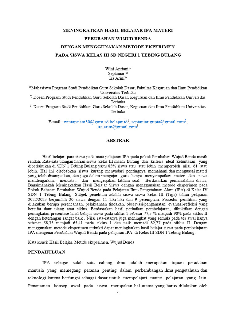 Template - Karya Ilmiah-1-WINI APRIANI | PDF