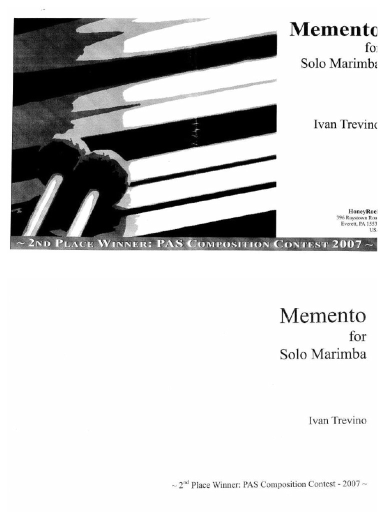 Marsolo Memento Ivan Trevino Compress | PDF