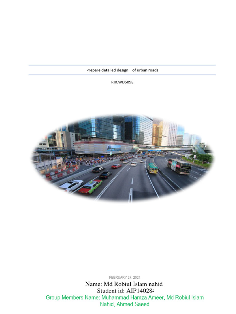 Project Report | PDF | Road | Traffic