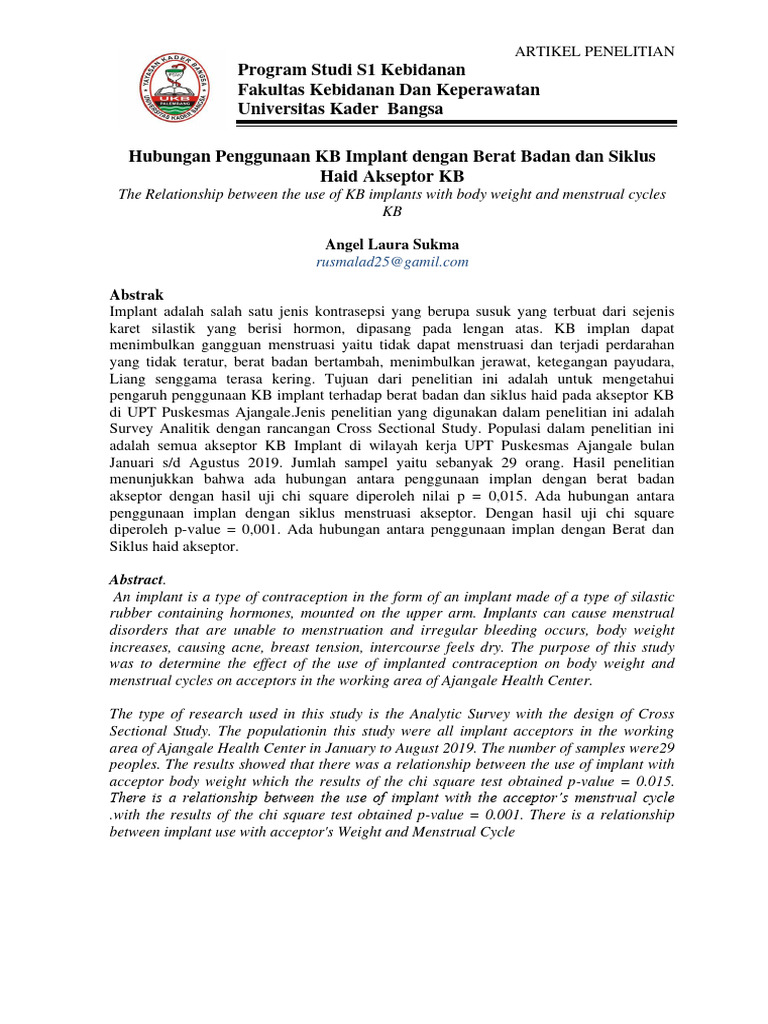 Jurnal KB Inplan 1 | PDF