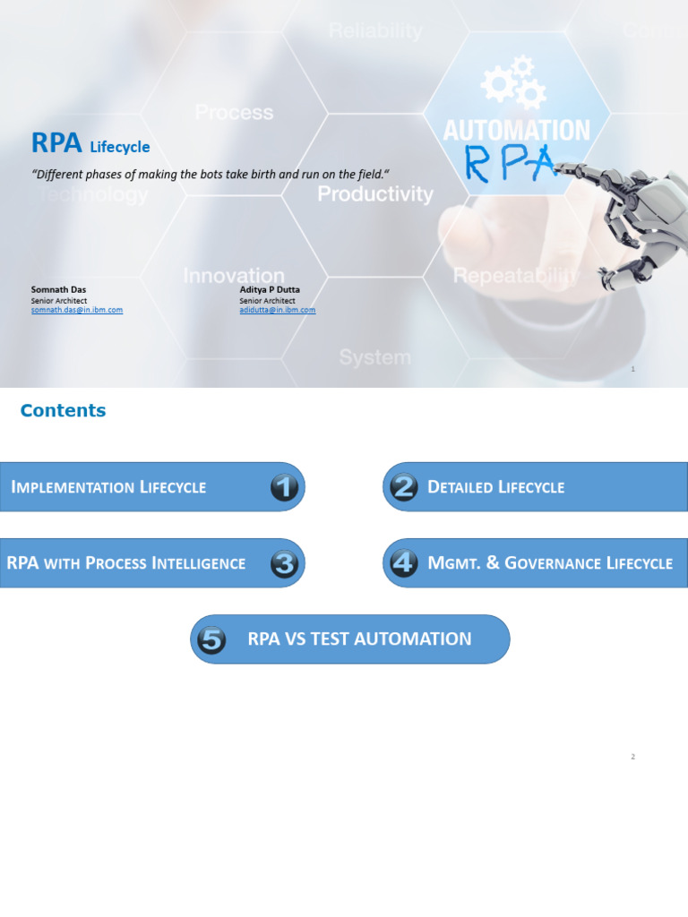 RPA Lifecycle | PDF | Software Development Process | Agile Software ...