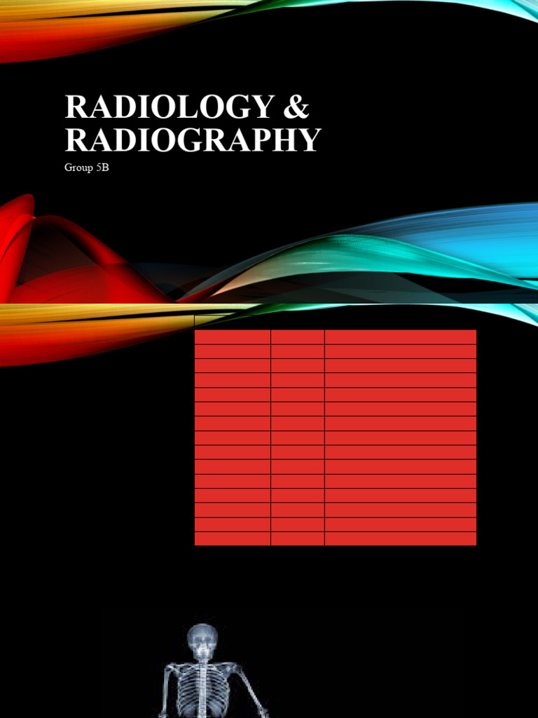 Radiology, Radiography & Public Health | PDF | Radiography | Radiology