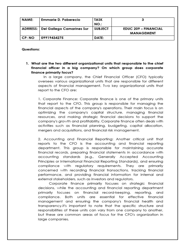TASK-NO.-3-EDUC-209 - Paberecio E. | PDF | Audit | Internal Audit