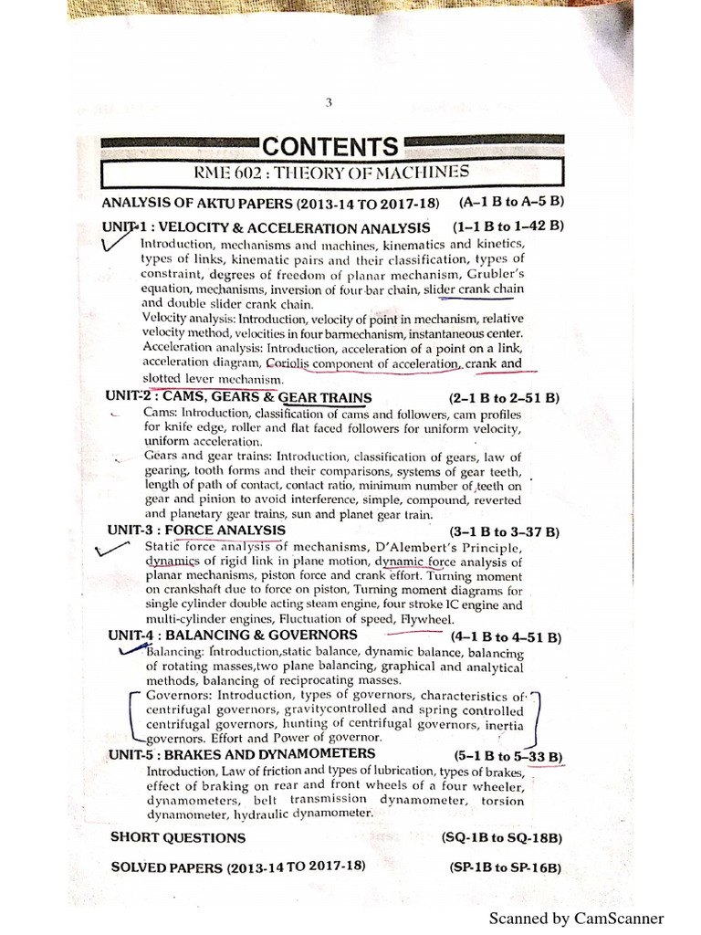 Theory of Machines | PDF