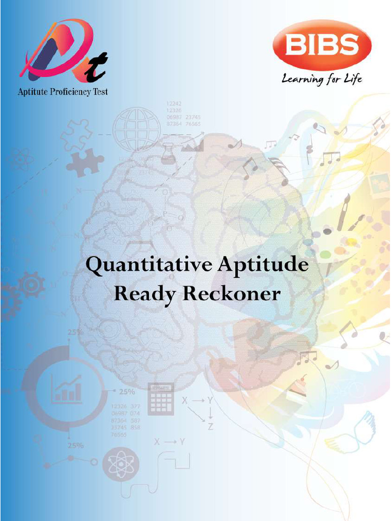 Quantitative Aptitude Ready Reckoner | PDF | Percentage | Length