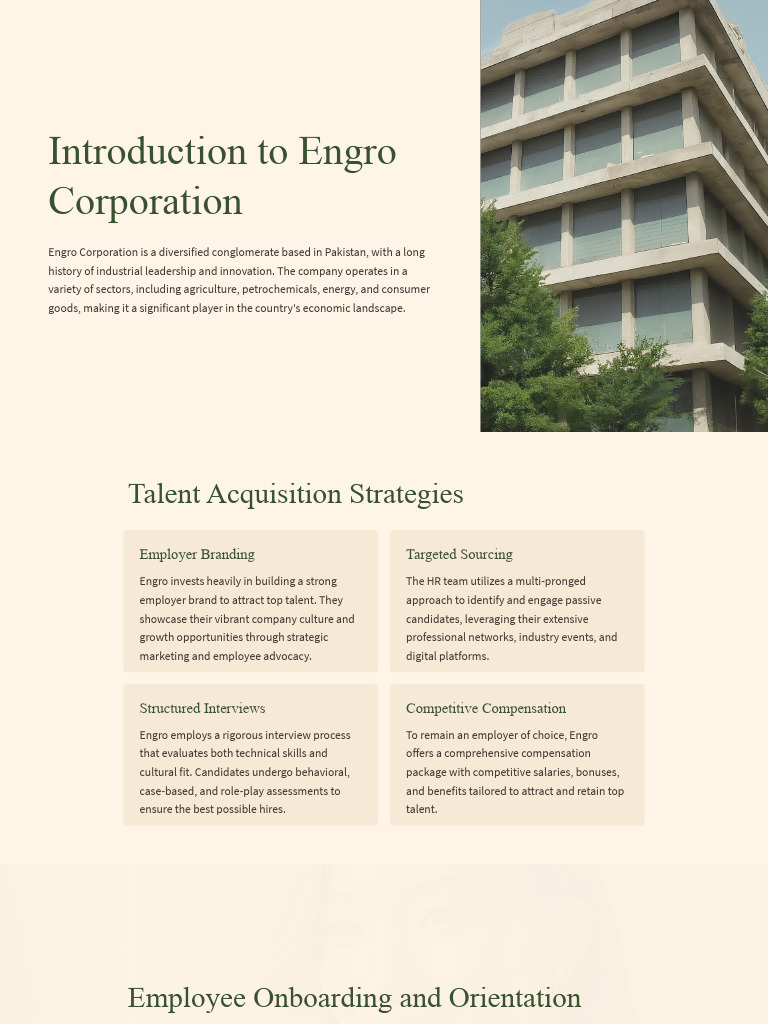 Introduction To Engro Corporation | PDF | Employment | Diversity (Business)