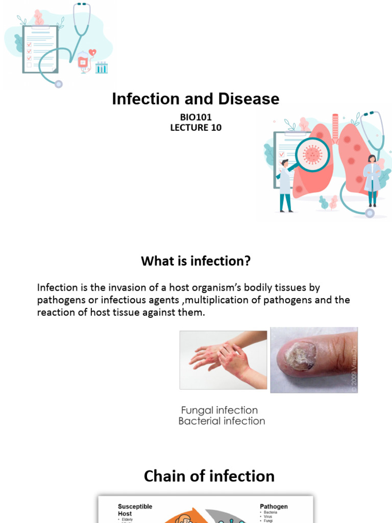 L10 BIO 101 Infection and Disease | PDF | Immune System | Lymphatic System