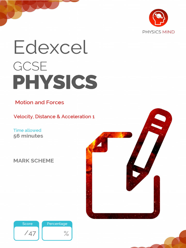 Velocity, Distance - Acceleration 1 Ansvers | PDF | Force | Velocity
