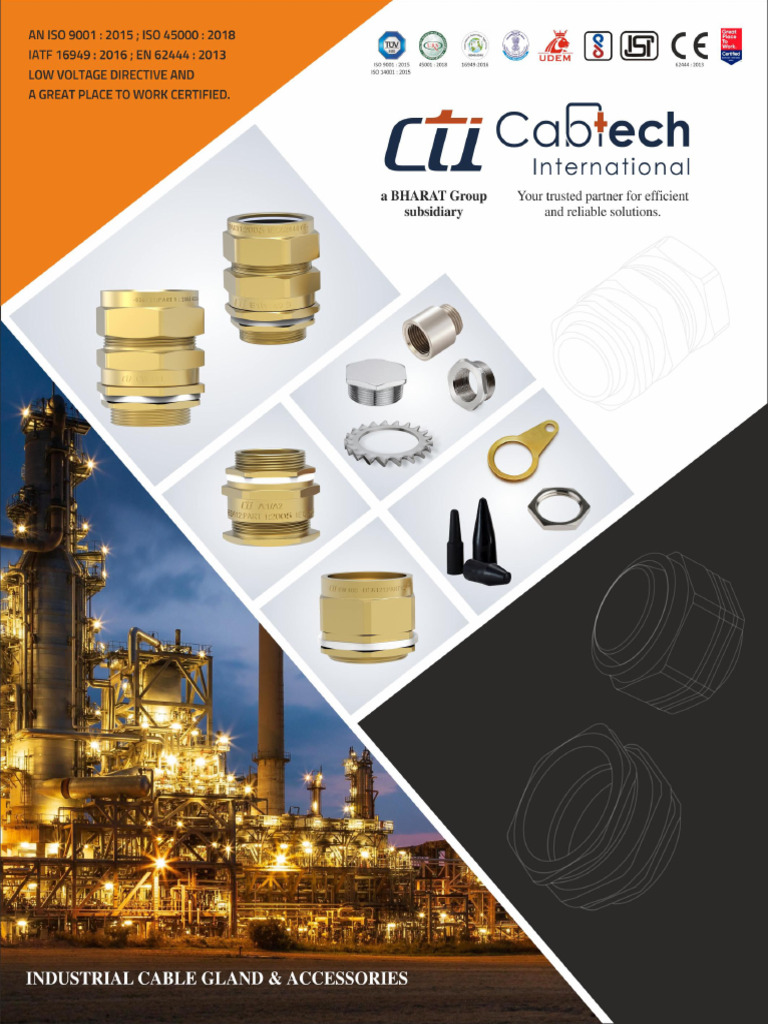 CTI Cable Glands - Cabtech - International | PDF