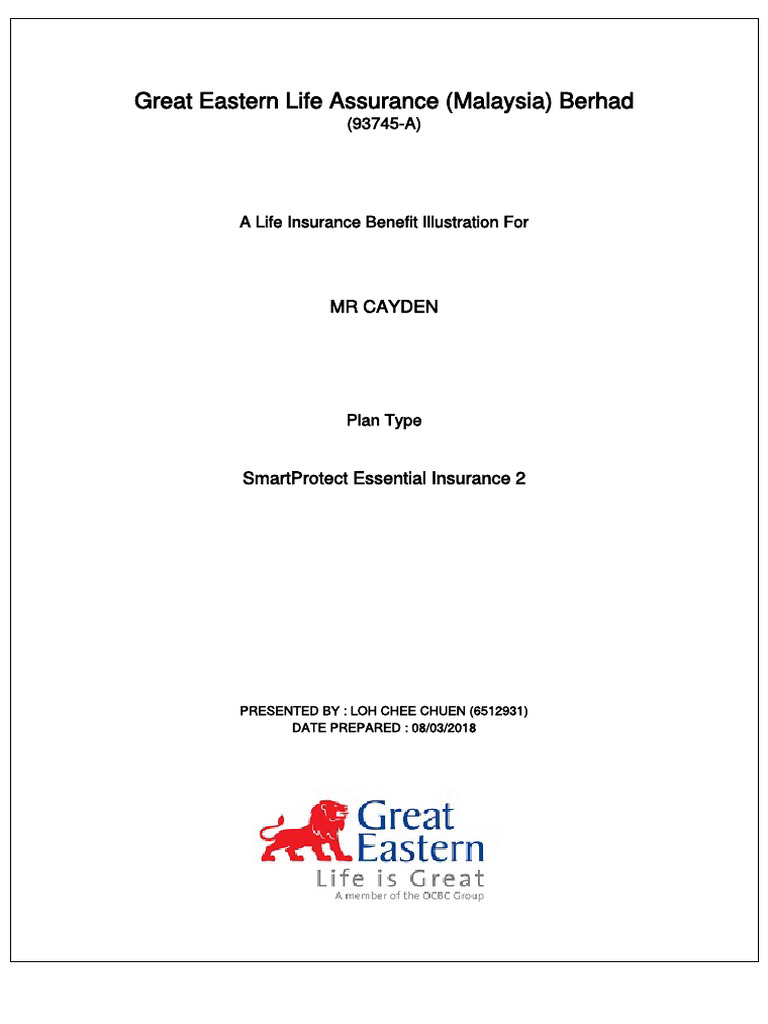 Cayden Spe 250 | PDF | Insurance | Life Insurance